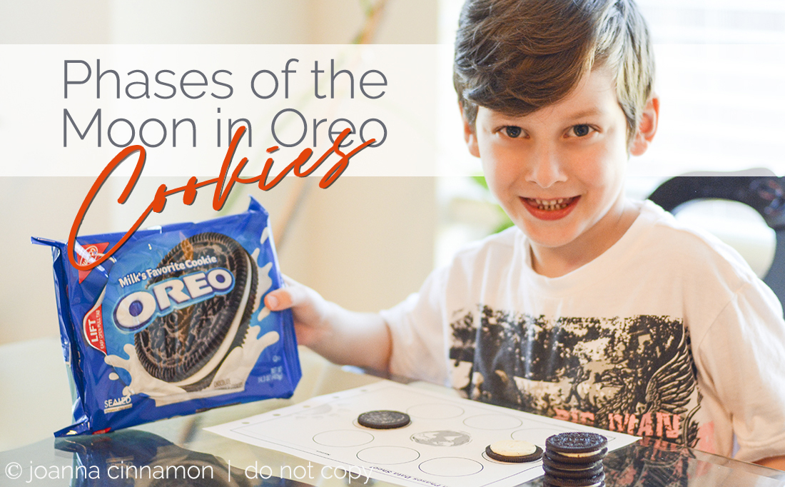Phases of the Moon in Oreo Cookies - Joanna Cinnamon