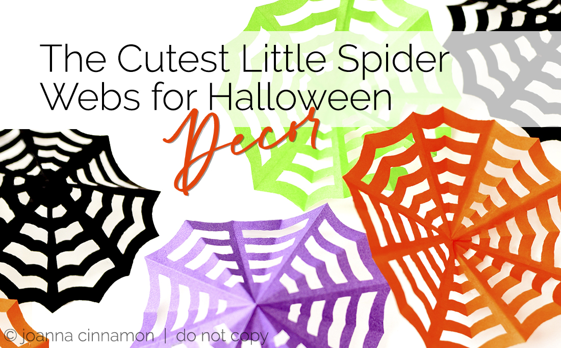 The Cutest Little Spider Webs for Halloween Decor - Joanna Cinnamon