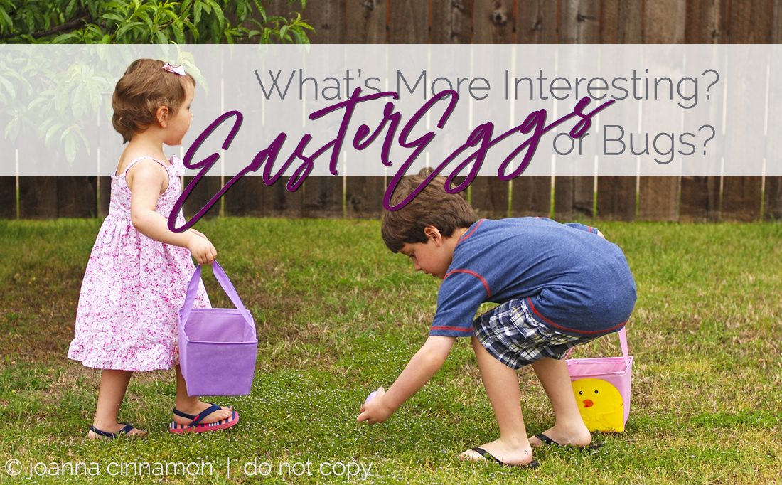 What's More Interesting? Easter Eggs Or Bugs? - Joanna Cinnamon